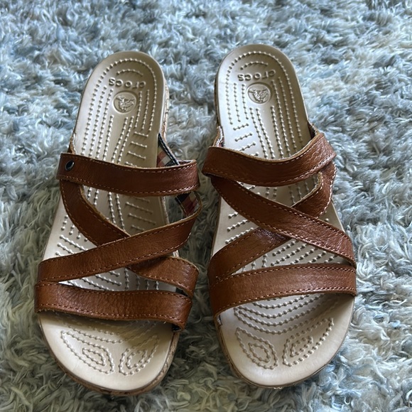 CROCS | Shoes | Womens Croc Wedge Sandals | Poshmark